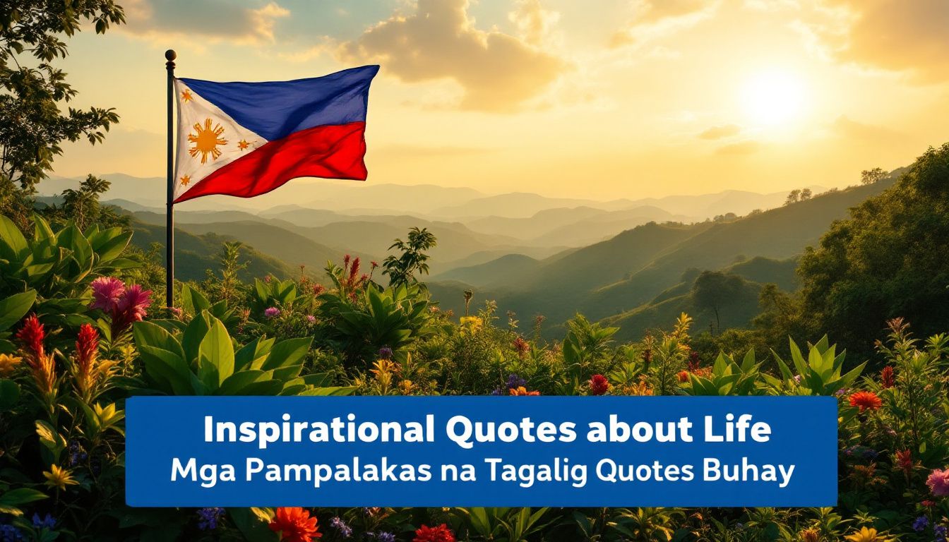 Inspirational Quotes about Life Tagalog